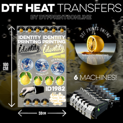 Custom DTF Heat Transfers Gang Sheet – DTF Prints Online